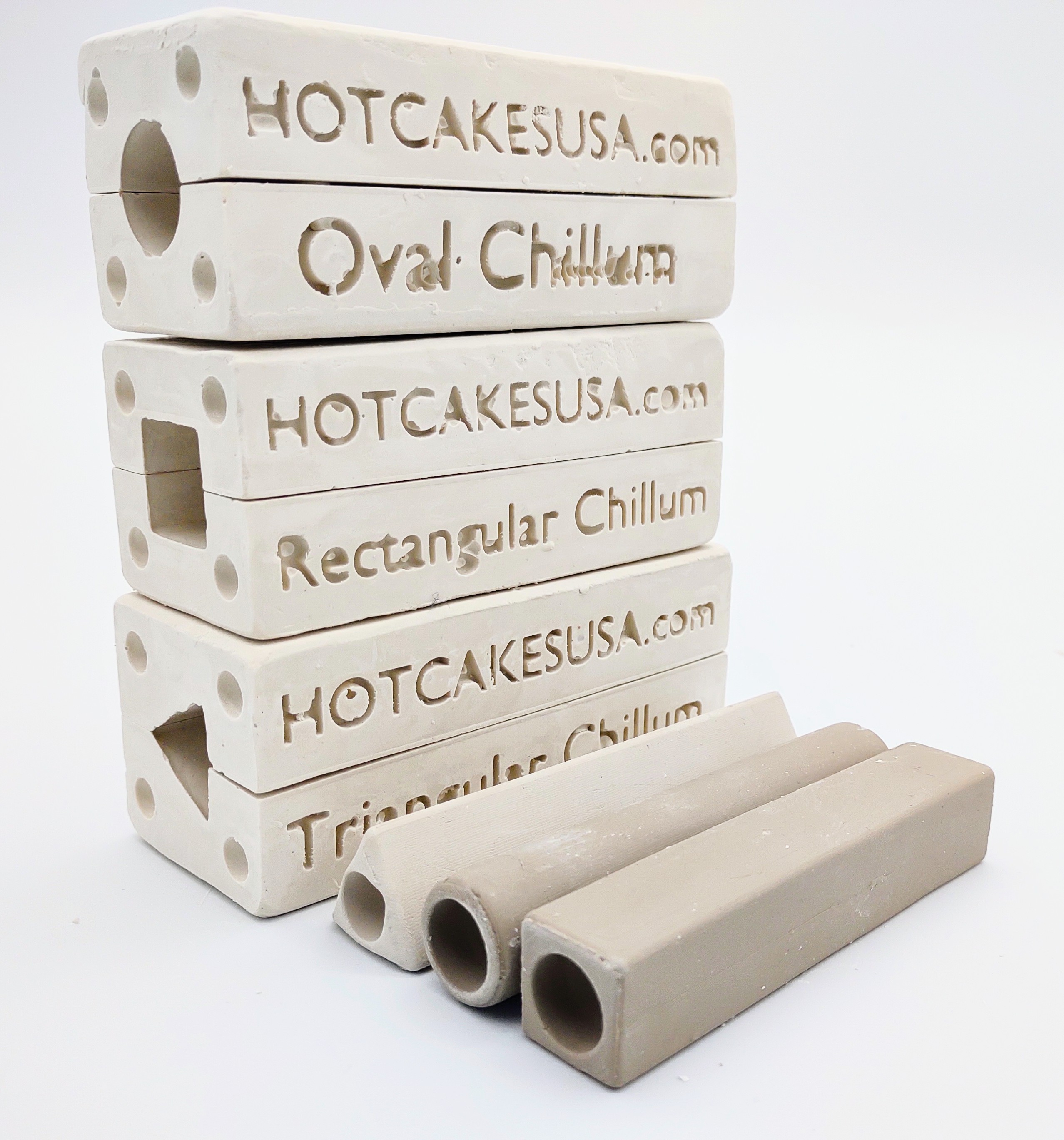 x3 Chillum Pipe Molds - HotCakesUSA