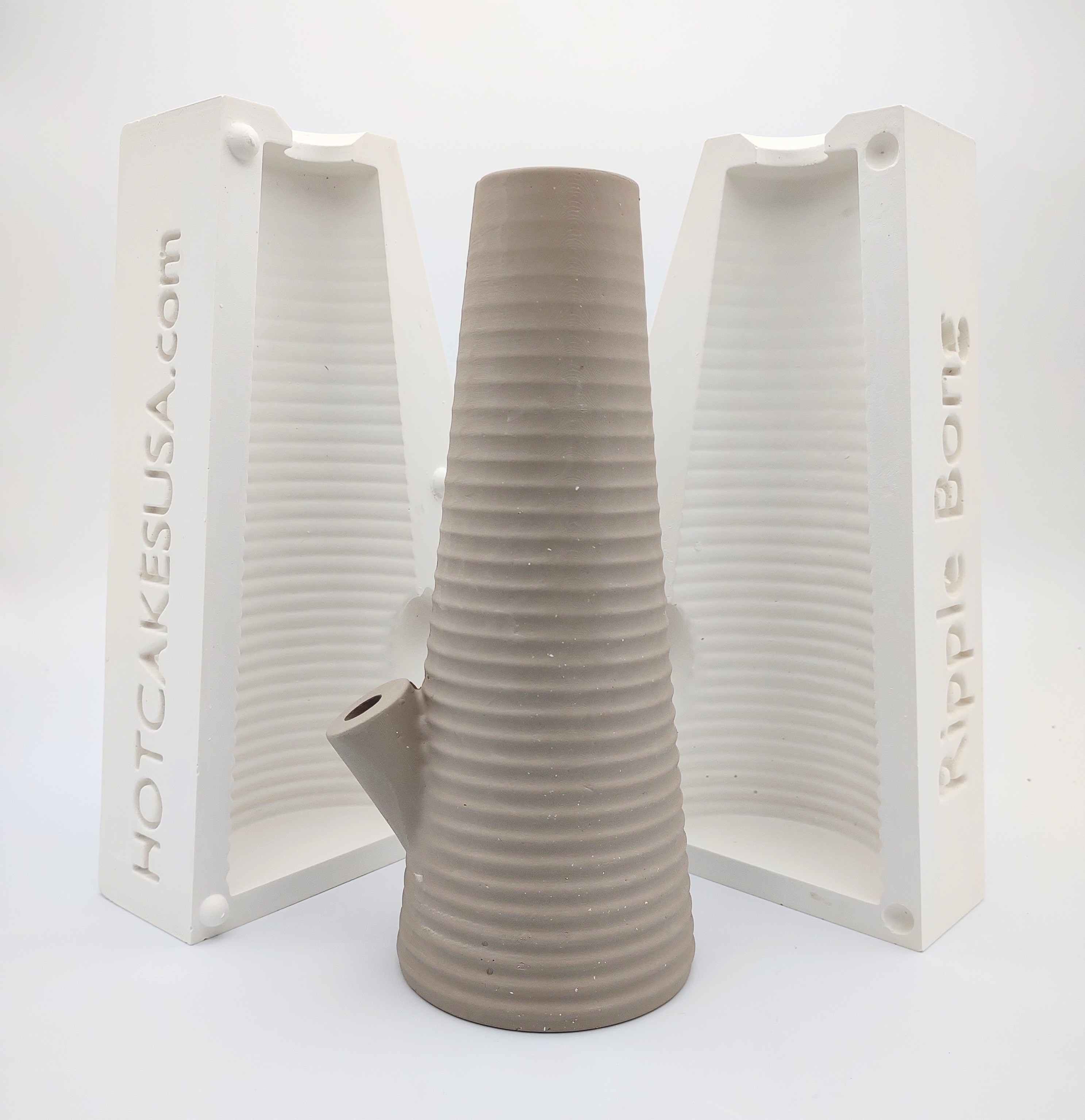 Ripple Bong Pipe Mold - HotCakesUSA
