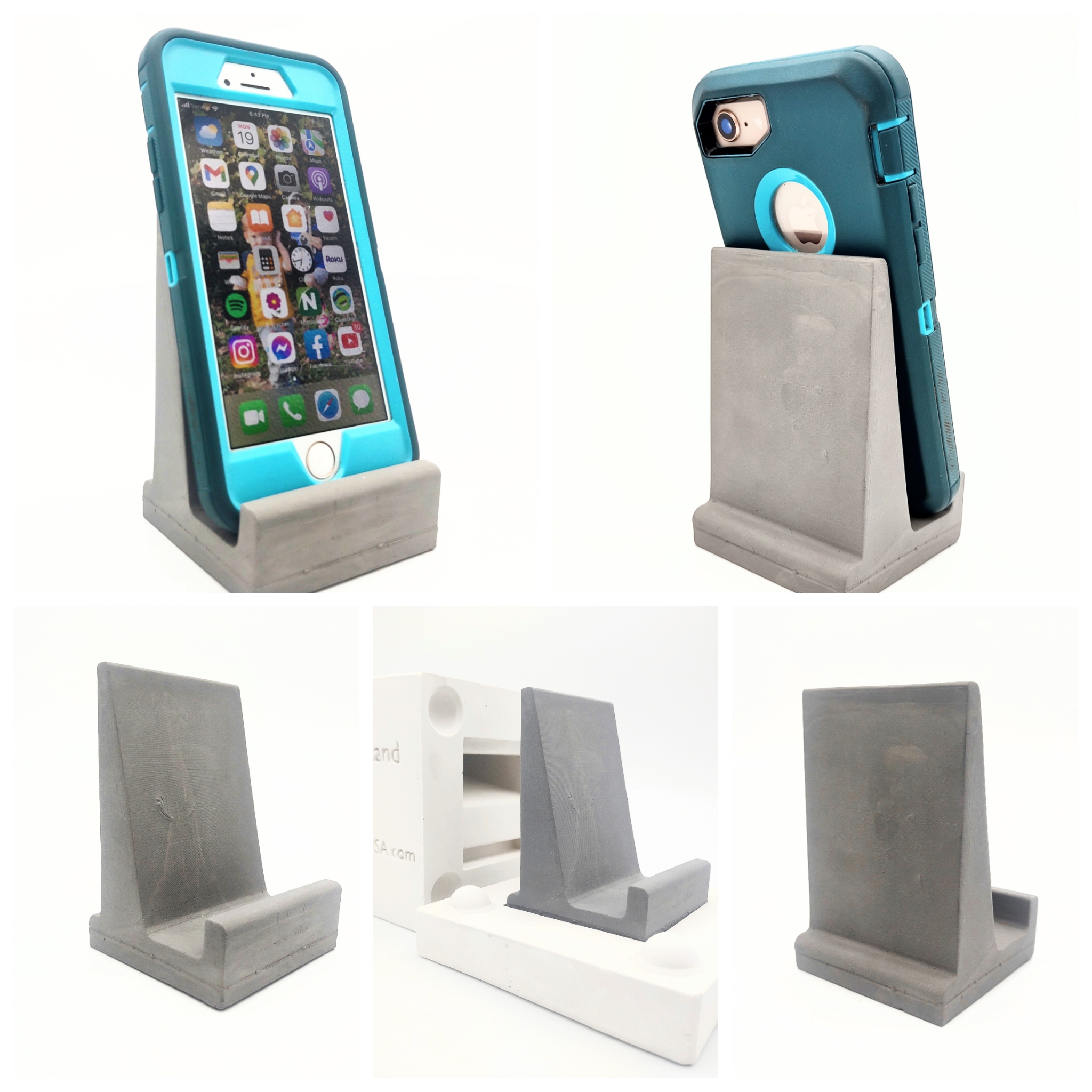 Cell Phone Holder Ceramic Slip Casting Mold - HotCakesUSA